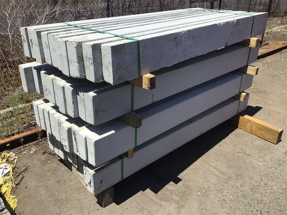 40 X 2000mm Smooth Face Concrete Sleepers (Pack F2) Auction (0004 ...