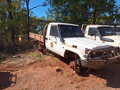 2002 Toyota Land Cruiser Workmate 4WD Manual Ute (Salvage) Auction ...