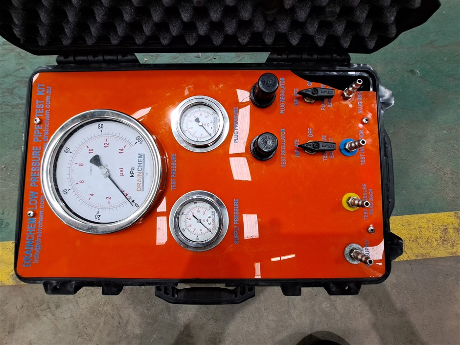 DRAINCHEM 123 1100 DC Air Test Kit - Low Pressure Auction (0022-5054329 ...