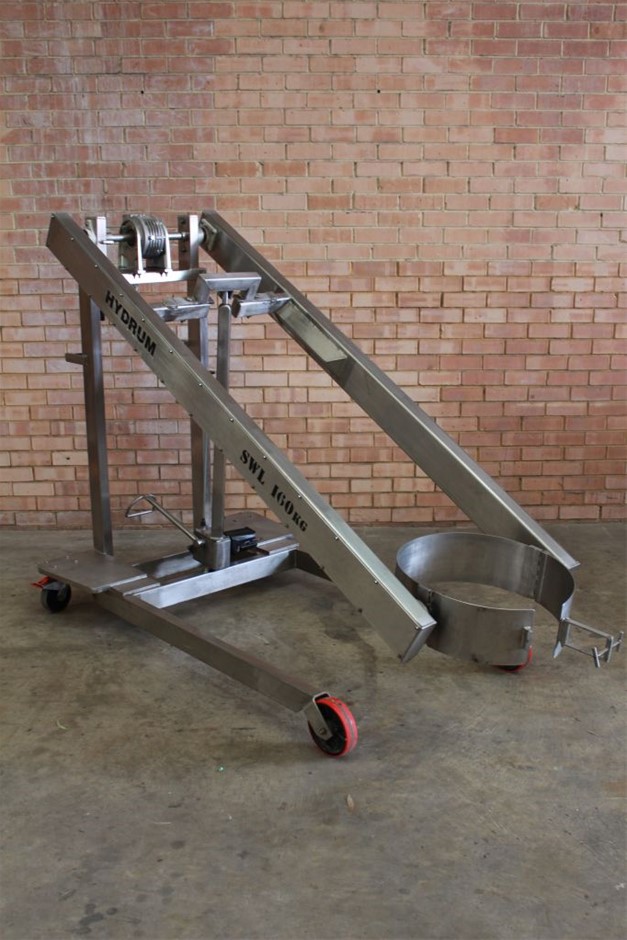 Stainless Steel Drum Lifter Tilter with Long Reach, Auction (0003 ...