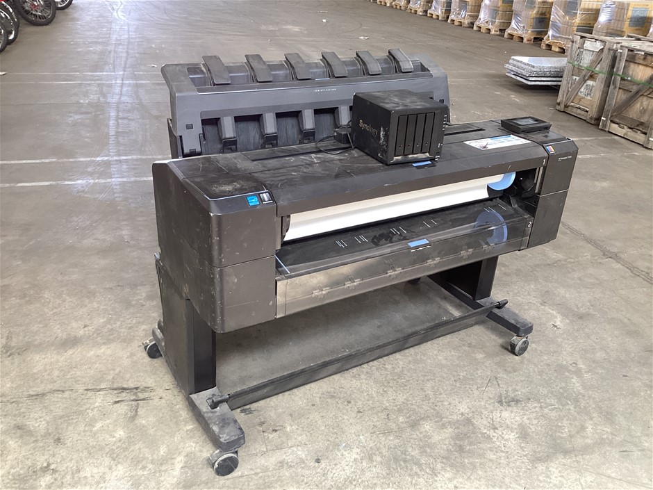 Hewlett-Packard Design Jet T1500 Large Format Printer And Synology Disk ...