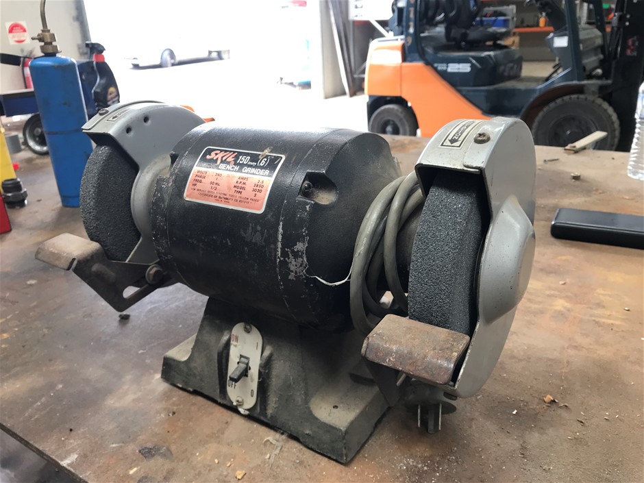 1 x Skil 150mm Double Ended Bench Grinder Auction (0065-3027099 ...