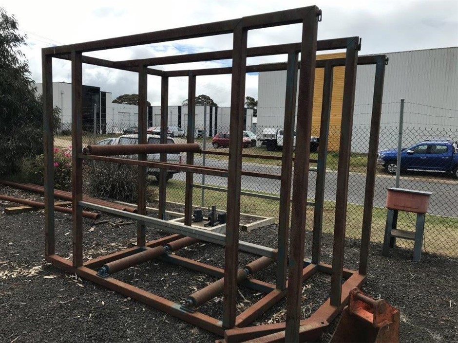 1 x Heavy Duty Steel Poly Coil Rack Auction (0104-3027099) | Grays ...