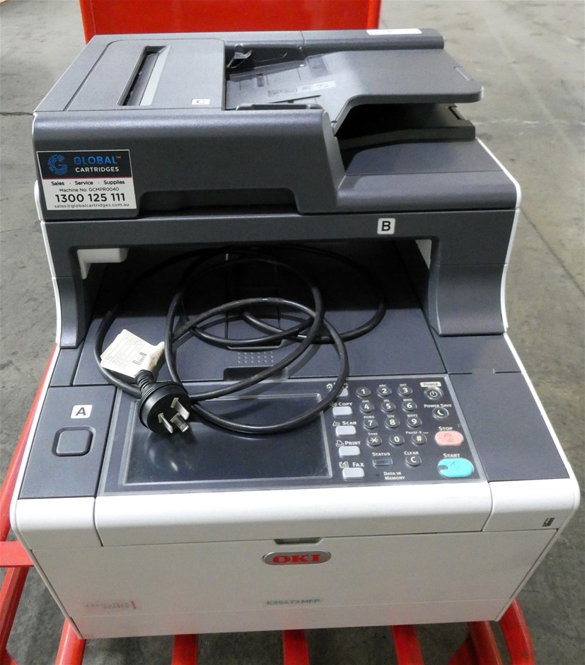 OKI ES5473 MULTIFUNCTION COLOUR PRINTER (Model: N36401B) Auction (0059 ...