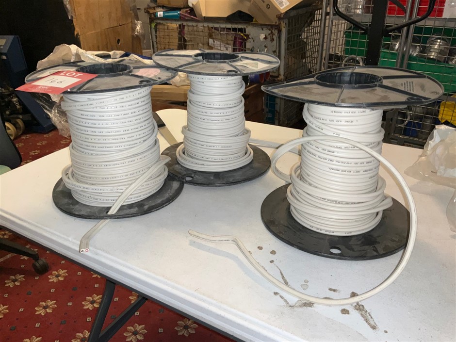 3 x Rolls of Eletrical Wiring Auction (0146-3027245) | Grays Australia