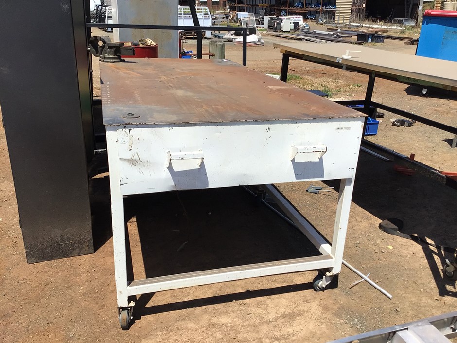 Fabricated Steel Work Bench Auction (0030-7047875) | Grays Australia