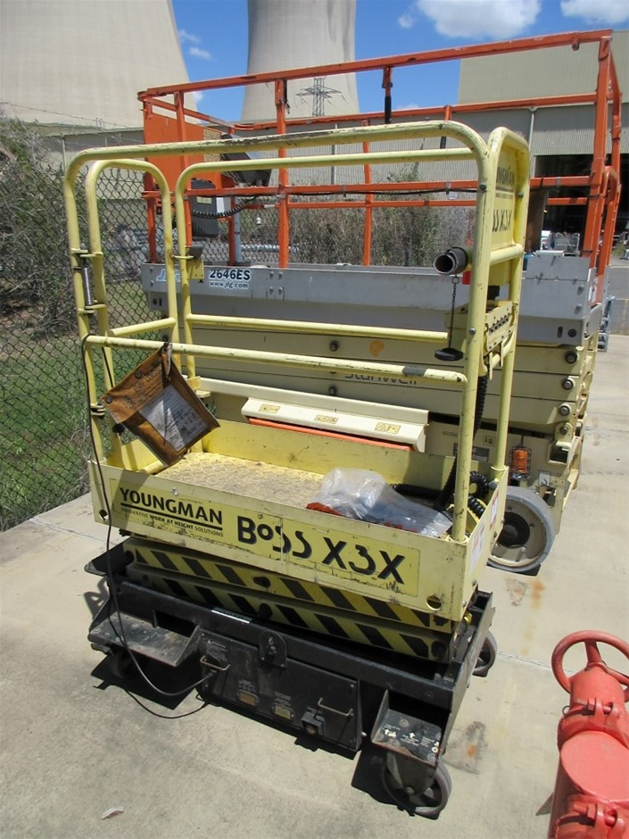 Youngman Boss X3X Scissor Lift Auction (0007-7047814) | Grays Australia