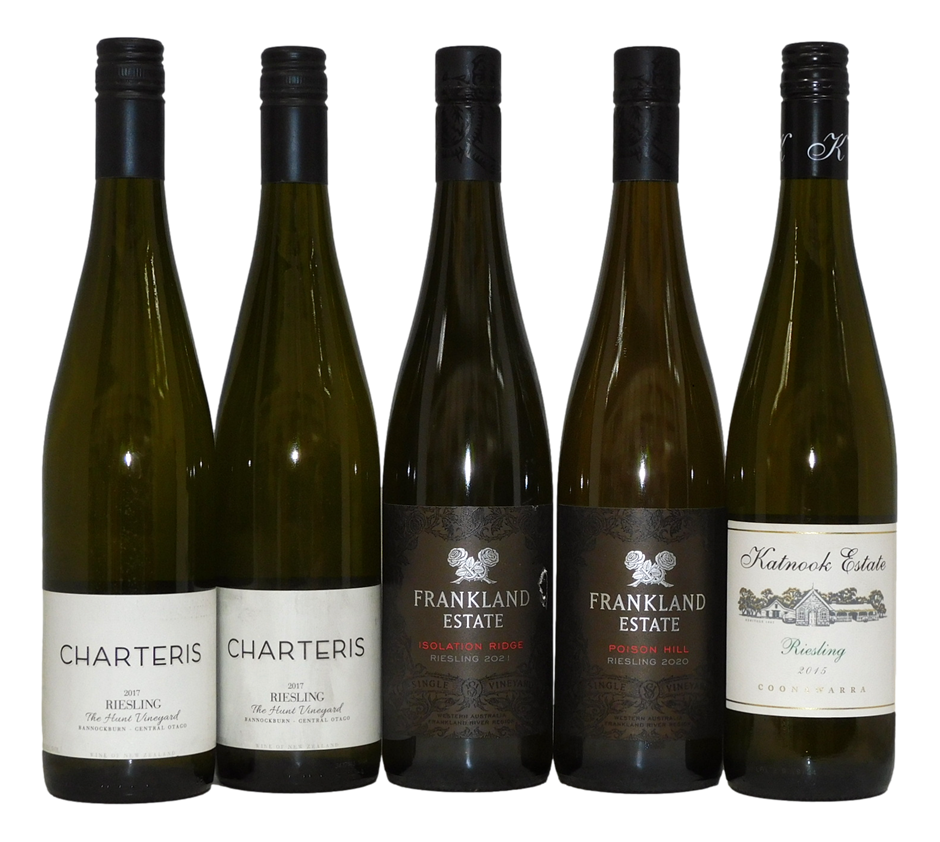 Assorted Riesling Pack (5x 750mL) Auction (0027-10725432) | Grays Australia
