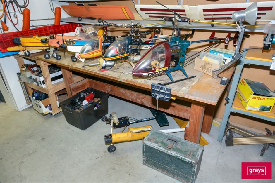 10x Assorted RC Air Crafts & Timber Work Bench Auction (0030-5054408 ...