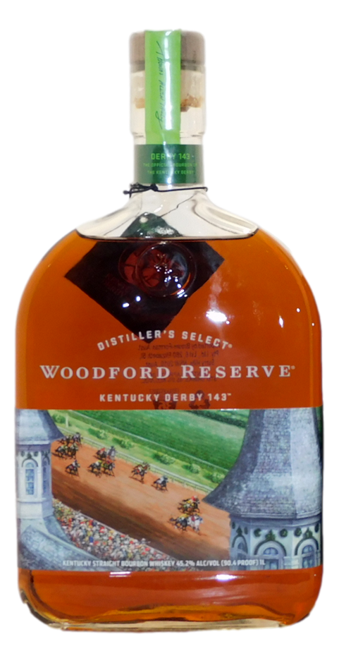 Woodford Reserve Kentucky Derby Bourbon Labrot and Graham 143 (2x 750mL ...