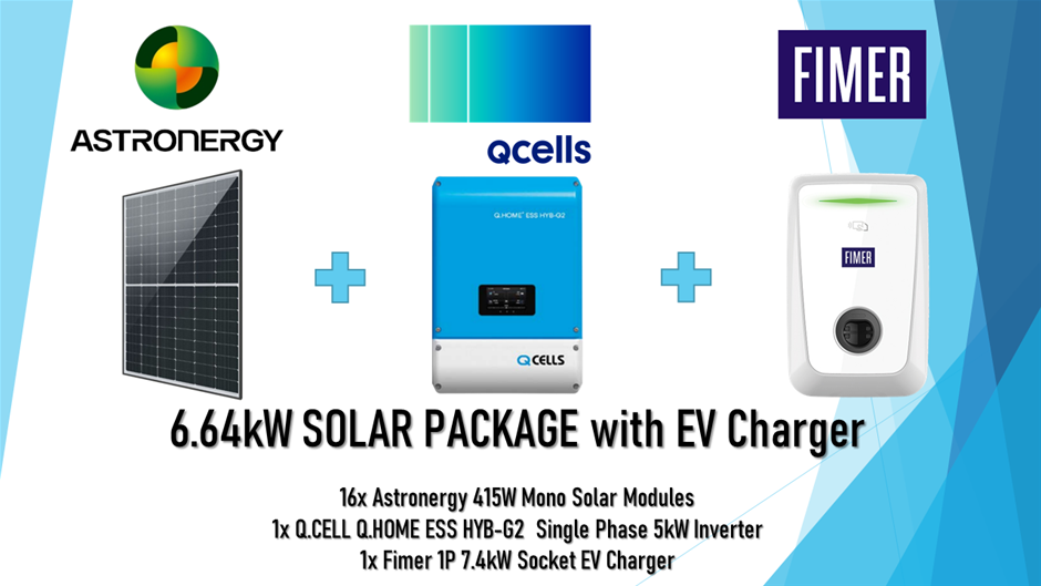 6.64kW Solar Package with EV Charger Auction (0001-9045988) | Grays ...