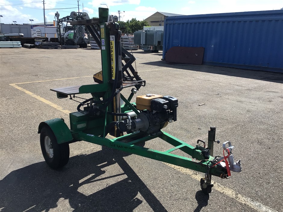 Hydraulic Log Splitter Single Axle Trailer Auction (0022-7048411 ...