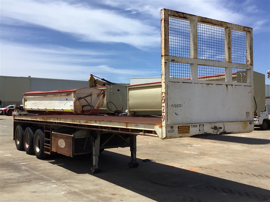 2004 GTE Triaxle Flat Top Trailer Auction (0006-9045884) | Grays Australia