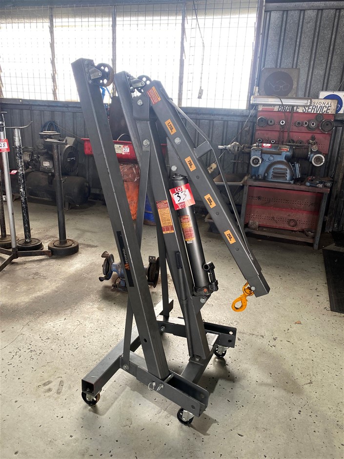 Mechpro Folding Shop Crane Auction (0033-7048152) | Grays Australia