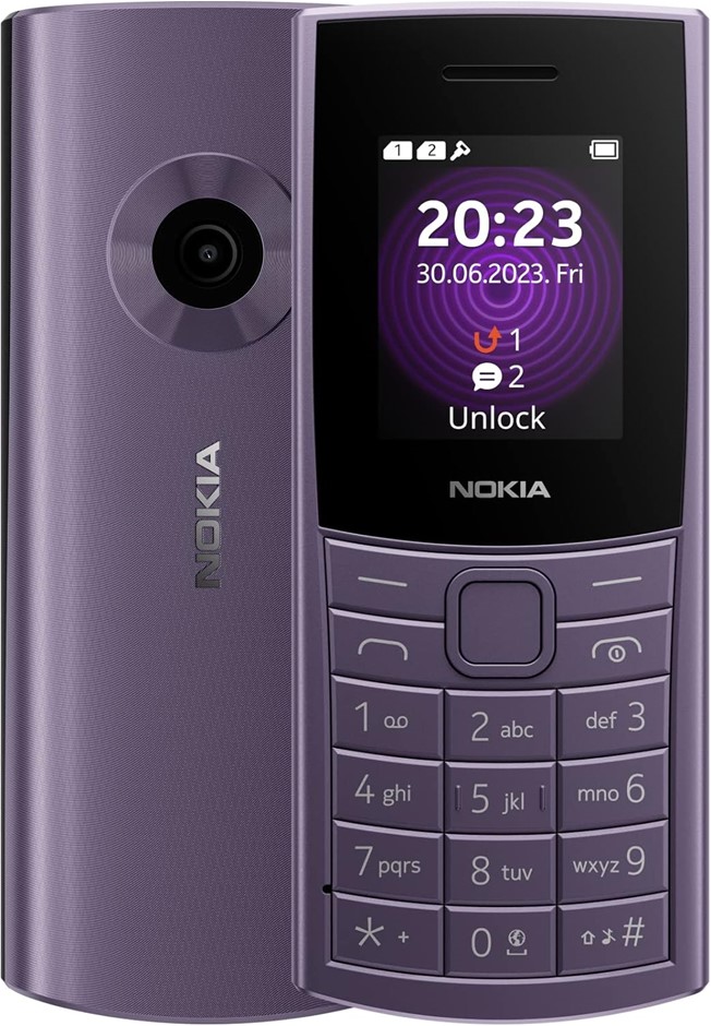 NOKIA 110 4G TA-1549 DS Purple. NB: Minor Use. Buyers Note - Discount ...