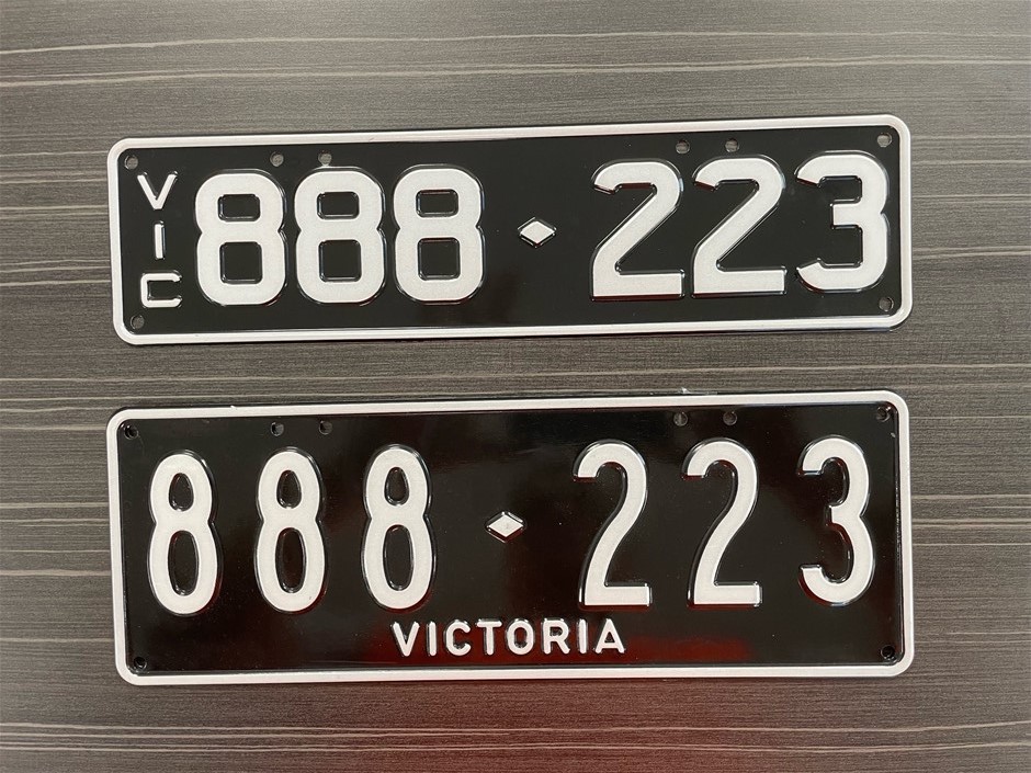 888223 (Custom Victorian) Number Plates