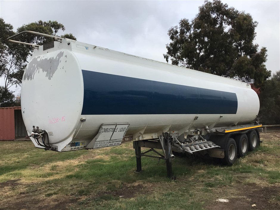 2002 TIEMAN Triaxle Fuel Tanker Trailer Auction (0001-3027417) | Grays ...