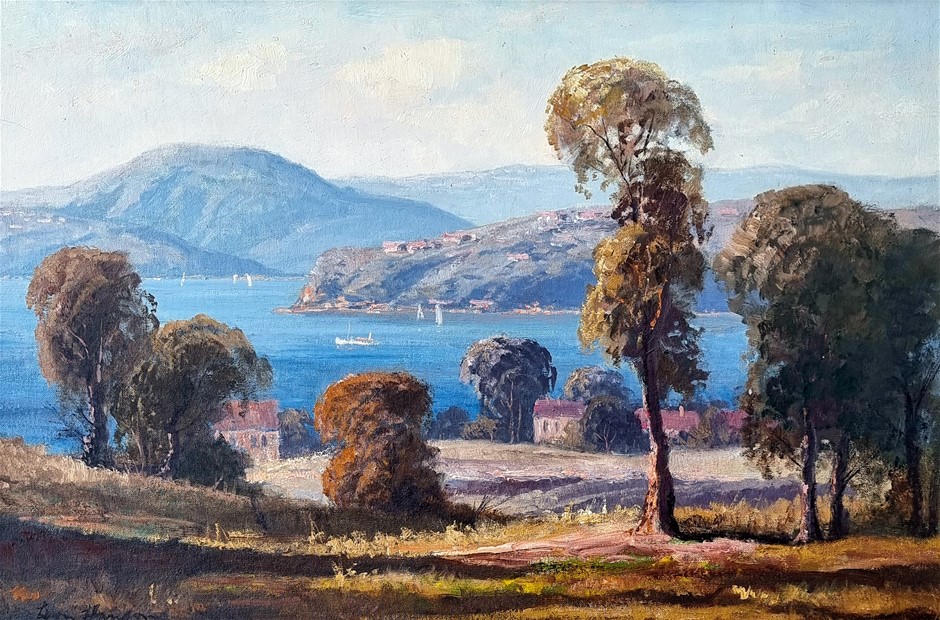 LEON HANSON (1918 - 2011), Original Oil Painting on Canvas Auction ...