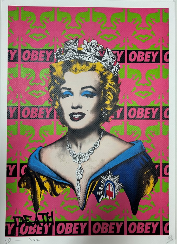 Death NYC Signed Street Art Print "Marilyn Munroe Obey" Artist Proof Auction (0026-2556567 ...
