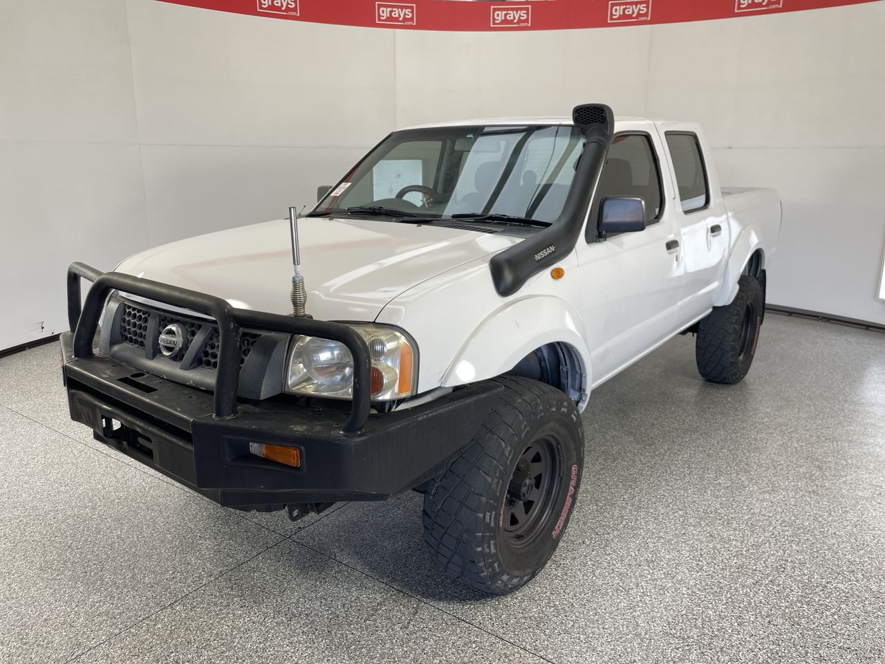 2003 Nissan Navara DX (4X4) D22 Turbo Diesel Manual Dual Cab Auction ...