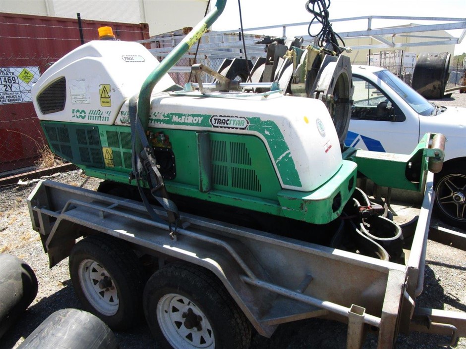 McElroy Tracstar 500 Conversion Poly Welder on Trailer Auction (0012 ...