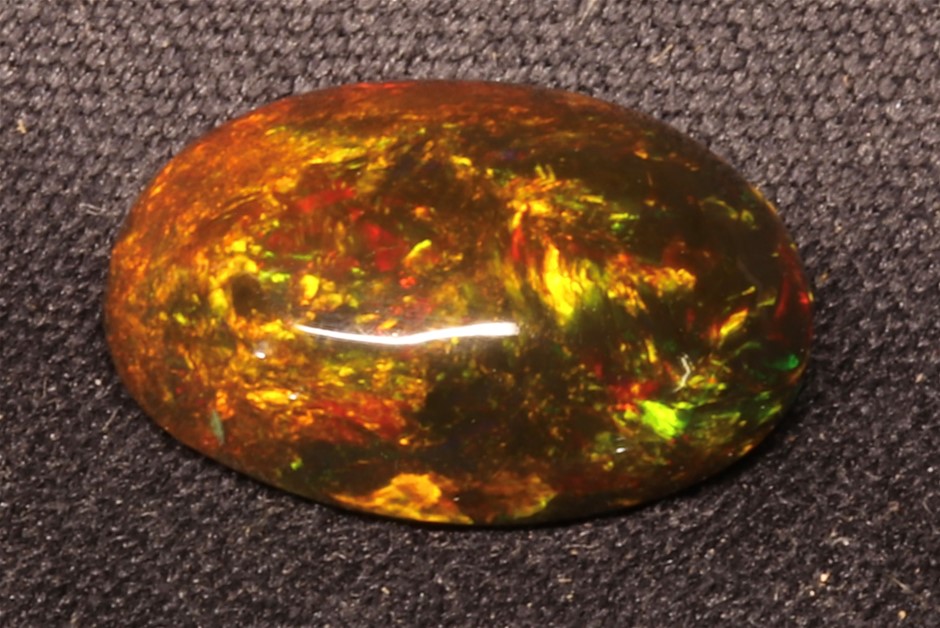 Solid Black Opal, weight 2.29 carats Auction (0010-2556587) | Grays Australia