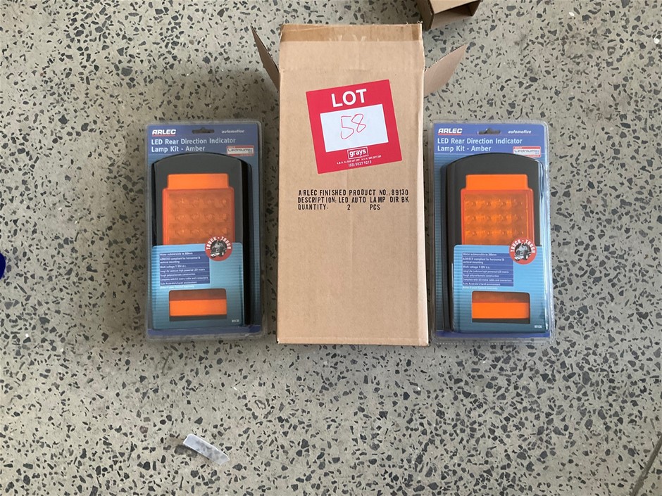 4x Boxes of Arlec LED Rear Direction Indicator Lights Auction (0058 ...