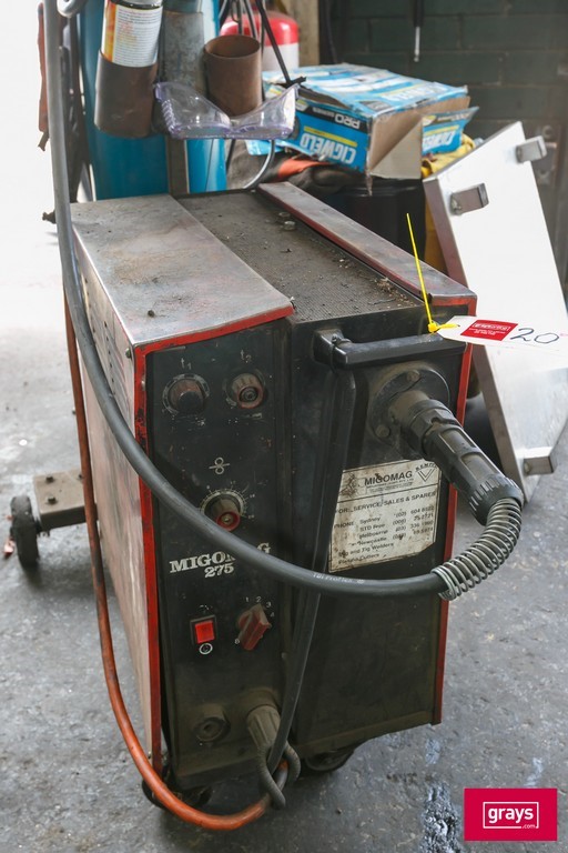 MigOMag 275 Mobile Mig Welder Auction (0020-5054875) | Grays Australia