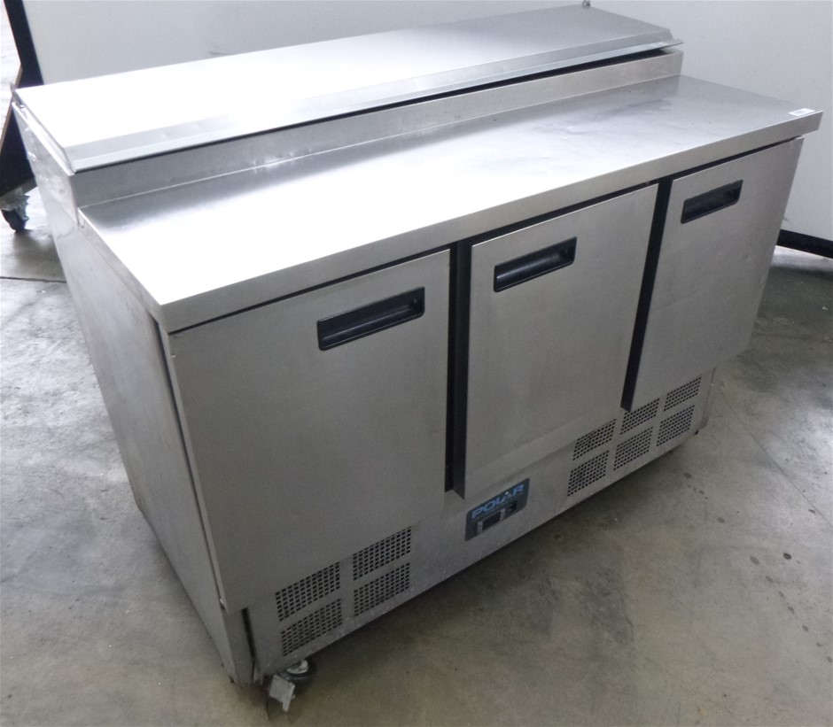 Polar G605-A Mobile Stainless Steel Prep Bench With Auction (0003 ...