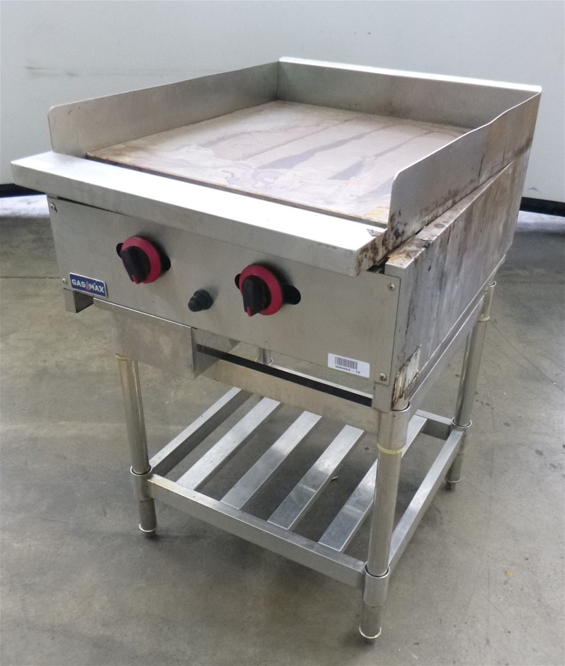 Gas Max Freestanding Stainless Steel Dual Burner 605mm Hot Plate ...