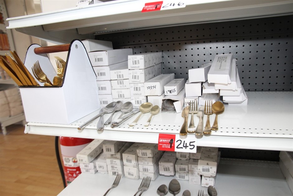 Quantity of Unused Assorted Stainless Steel Cutlery Auction (0245 ...