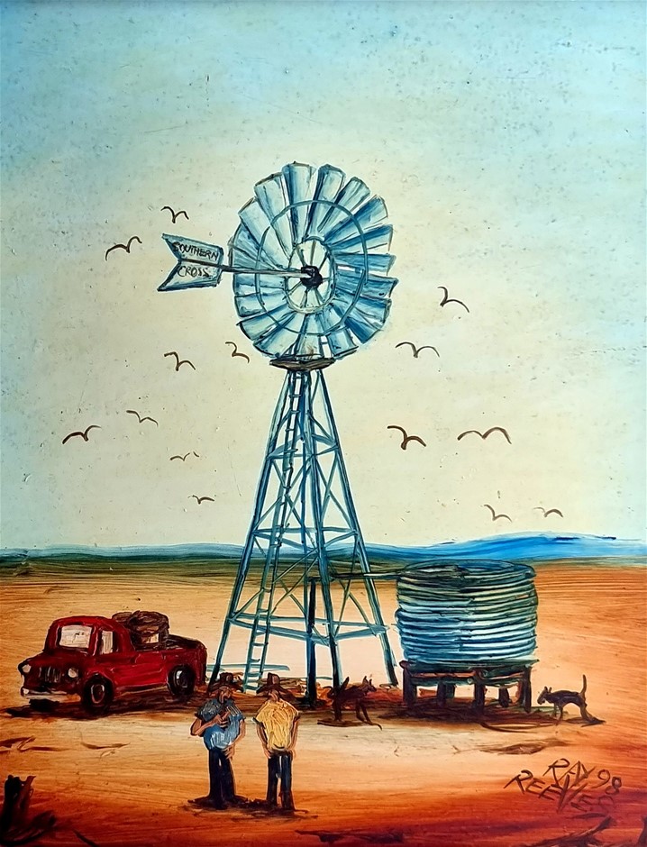 RAY REEVES (1967 - ), Original Oil Painting on Board Auction (0003 ...