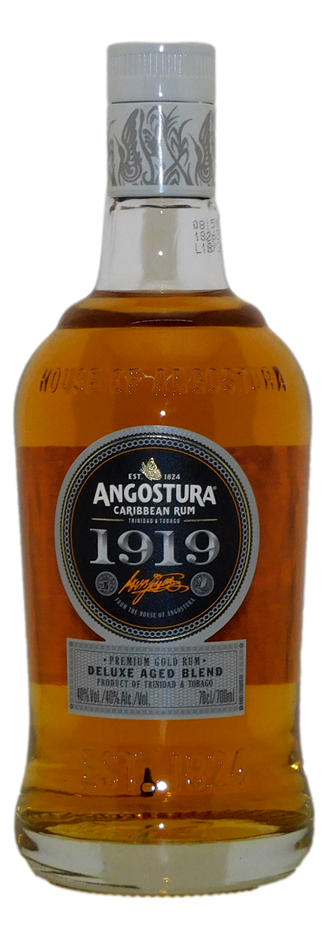 Angostura 1919 Deluxe Aged Blend Premium Gold Rum (1x700ml) Trinidad ...