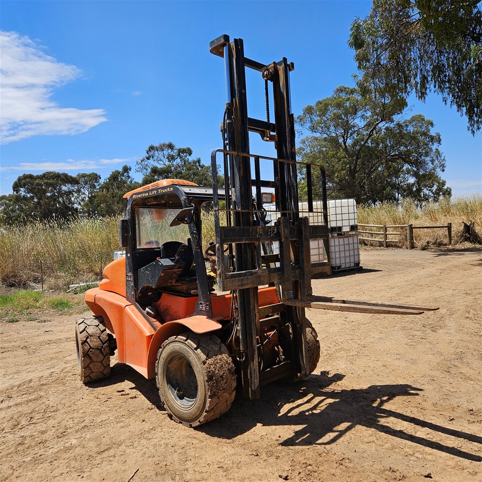 2008 Mast Explorer H25DA4WD Counterbalance Forklift Auction (0310 ...