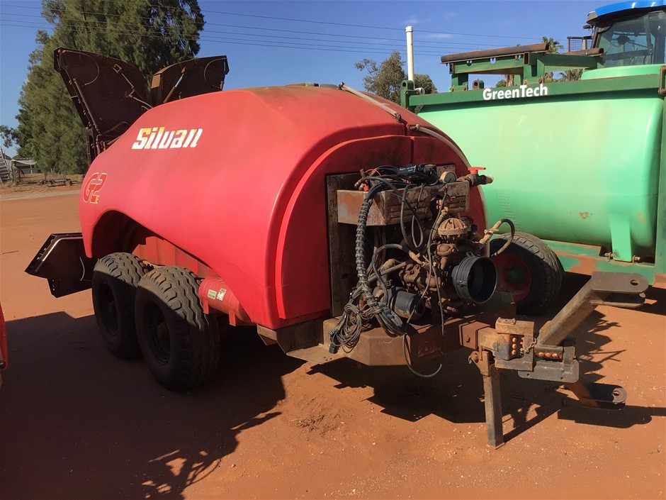 Silvan Water Tank 92E Mounted on Tandem Trailer Auction (0703-3027813 ...