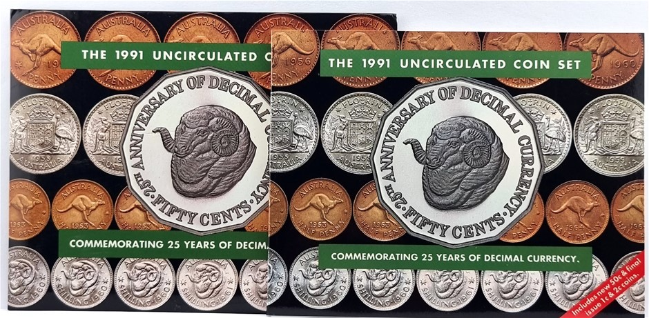 ROYAL AUSTRALIAN MINT 1991 COIN SET Auction (0014-2557759) | Grays ...