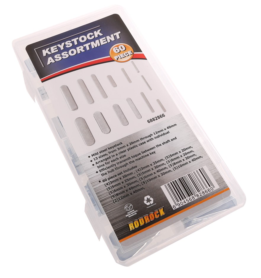 2 x 60pc Keystock Assortments, Sizes as per Image. Buyers Note ...