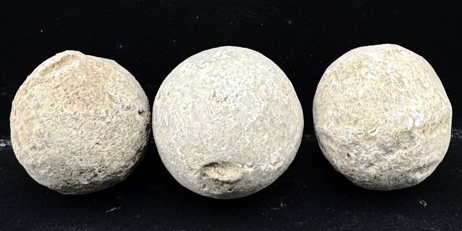 CIRCA. 16TH CENTURY RENAISSANCE LEAD MUSKET BALLS Auction (0006-2557637 ...