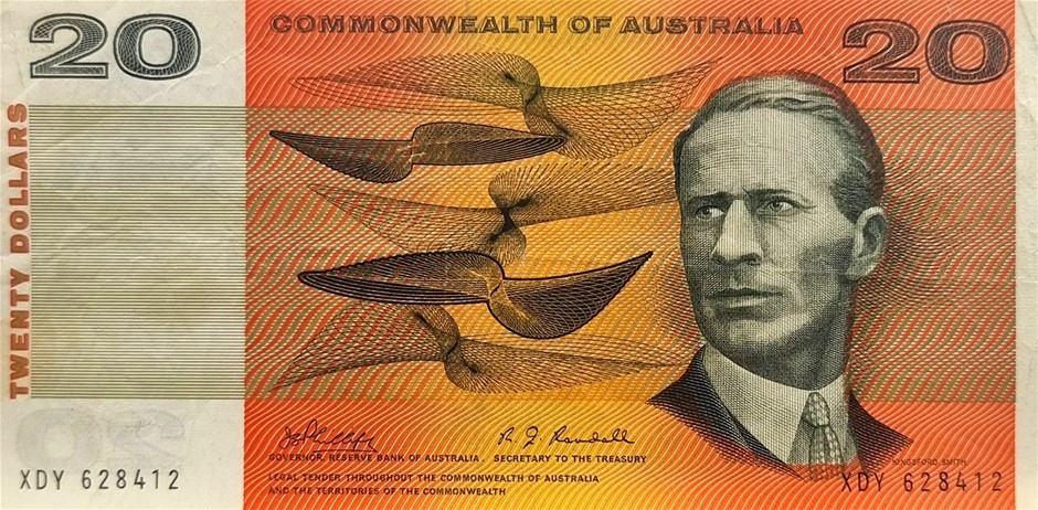 HIGH GRADE 1968 AUSTRALIAN $20 BANKNOTE Auction (0004-2557769) | Grays ...