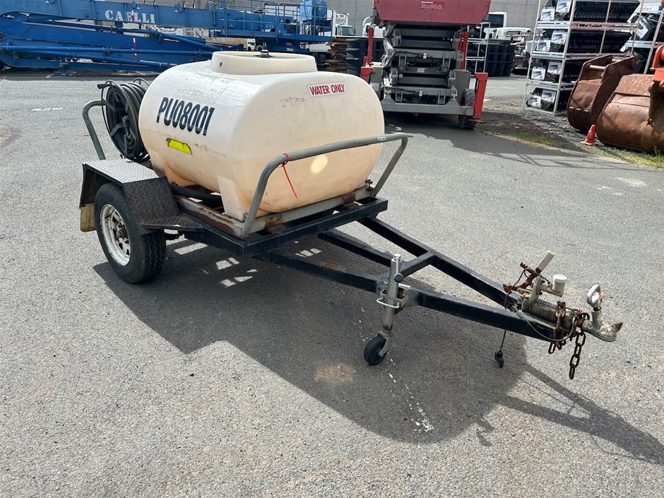 2014 Traralgon Single Axle Water Cart Trailer Auction (0022-3028092 ...
