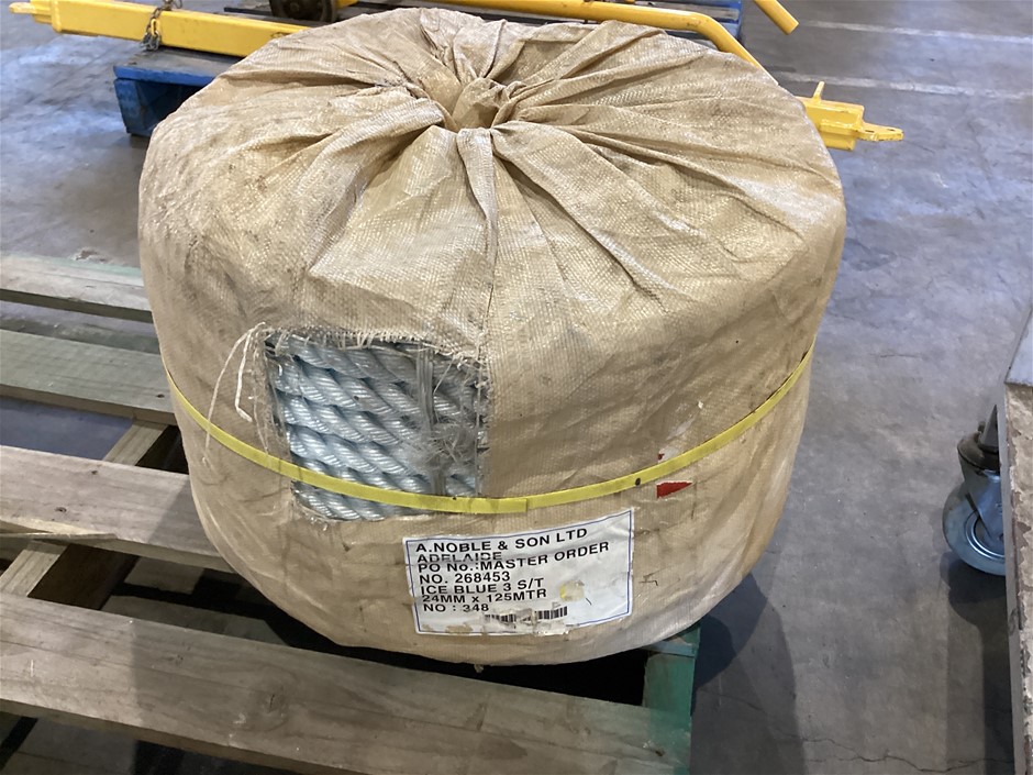 A. Noble And Son 24mm x 125 mtr Coil Of Rope Auction (0222-8018315 ...