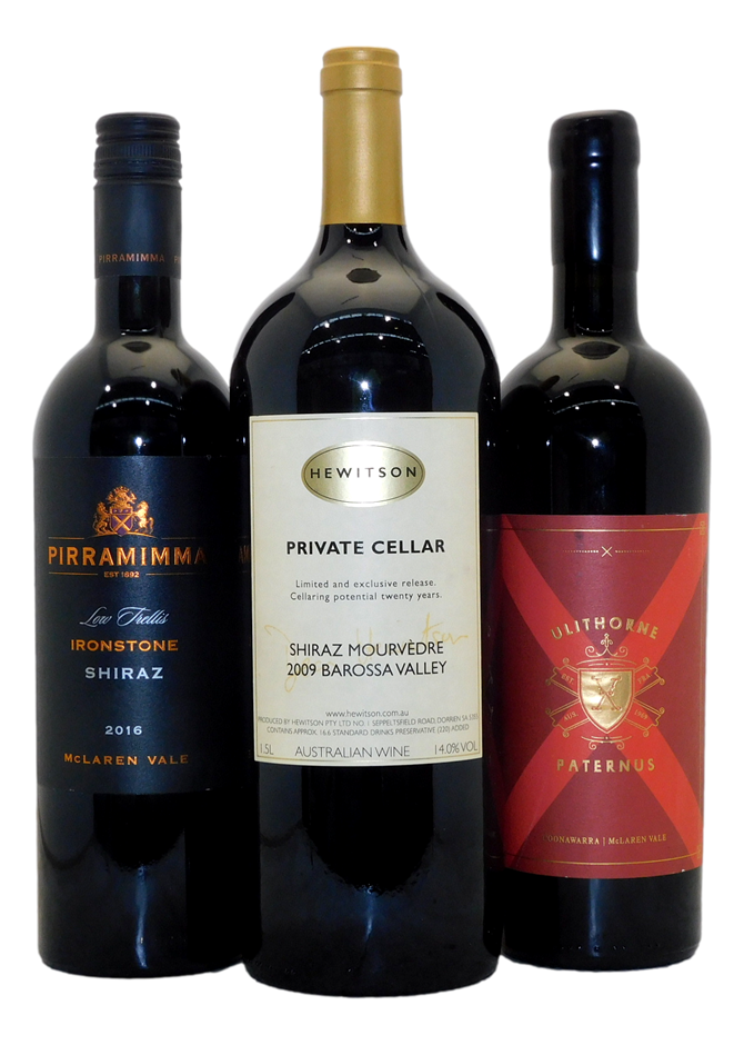 Mixed Pack of Shiraz/ Shiraz Blends (1x 750mL), (1x 1500mL), (1x 750mL ...