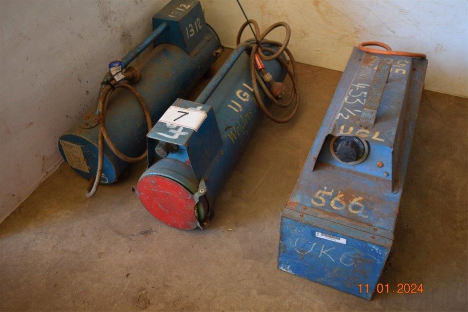 Lot of 3 Single Phase Welding Electrode Hot Boxes Auction (0007-9047745 ...