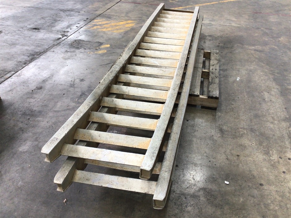 Qty= 2 Sureweld Type 7/6036T 6 Tonne Aluminium Loading Ramps Auction ...