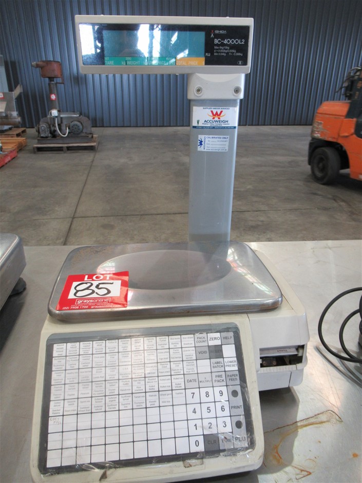 Ishida Digital Computing and Label Printing Scale Auction (0085-5055279 ...