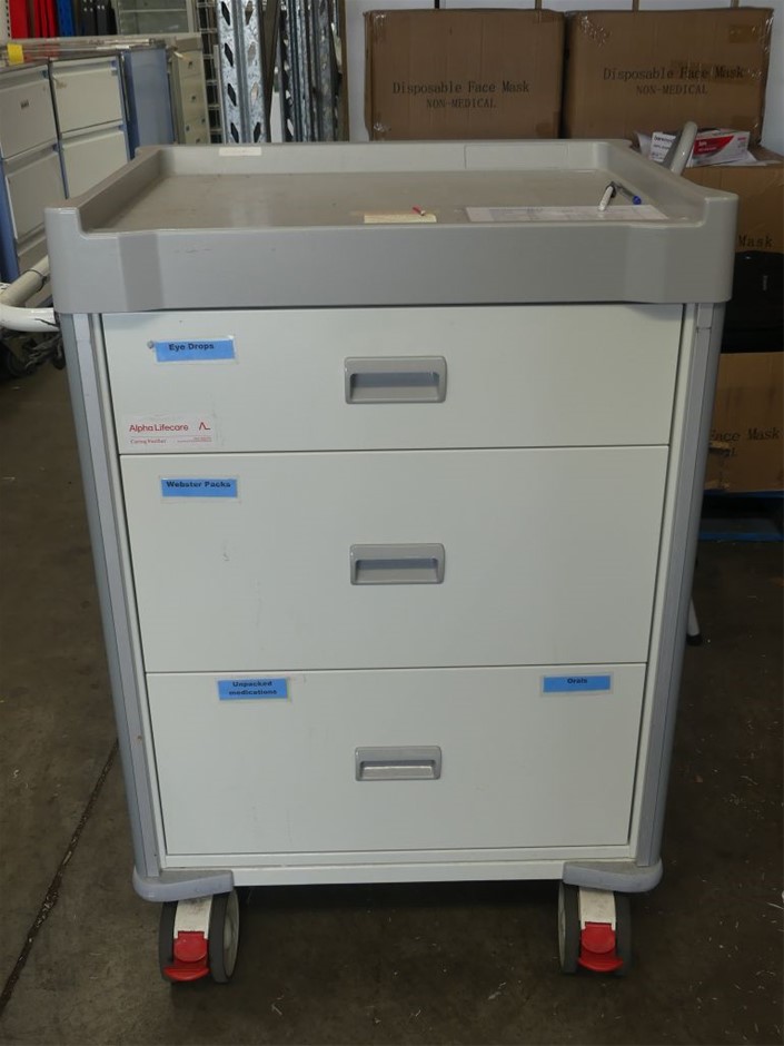 Viva Pre-Pack Medication Cart Auction (0137-5056735) | Grays Australia
