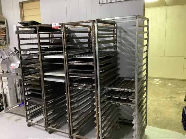 Mobile Baking Racks And Trays, Qty x 4 Auction (0053-8018307) | Grays ...