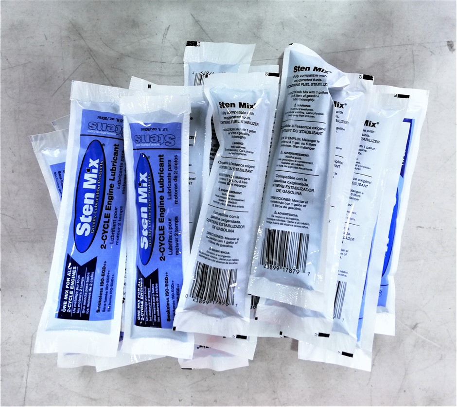 20 x (50ml) Sten Mix 2-Cycle Engine Lubricant Auction (0004-5056158 ...