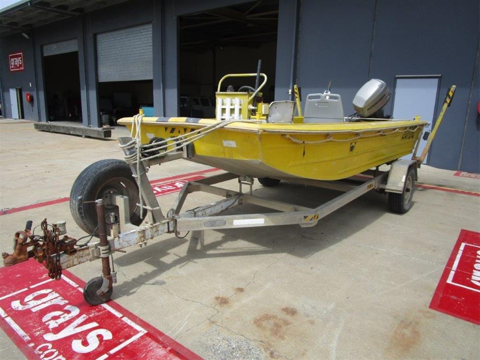 1990 Custom Build Flat Bottom Punt Power Boat Auction (0001-7049338 ...