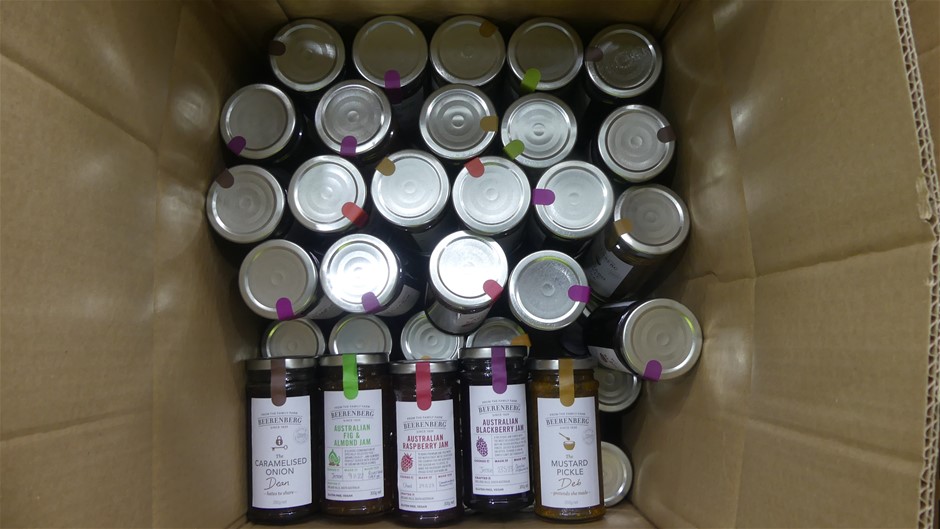 Bundle of Approx 50 x Assorted Beerenberg Australian Jam/Dean/Deb 300g ...